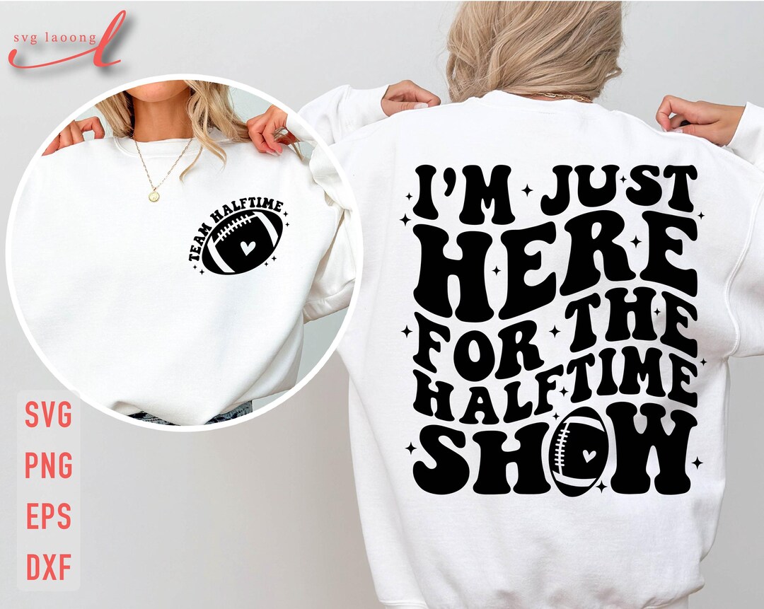 Halftime Show Football SVG: Funny Game Day Design (digital Files) - Etsy
