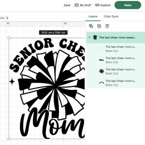 Senior Cheer Mom SVG: Last Season Design (digital Download) - Etsy