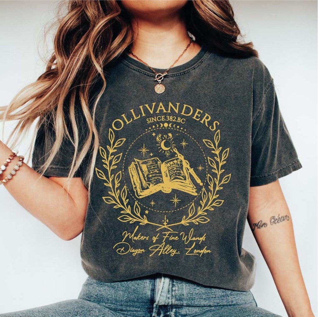 Wizard Magic Comfort Colors Shirt, Wizard Book Shop T-shirt, Wizard ...