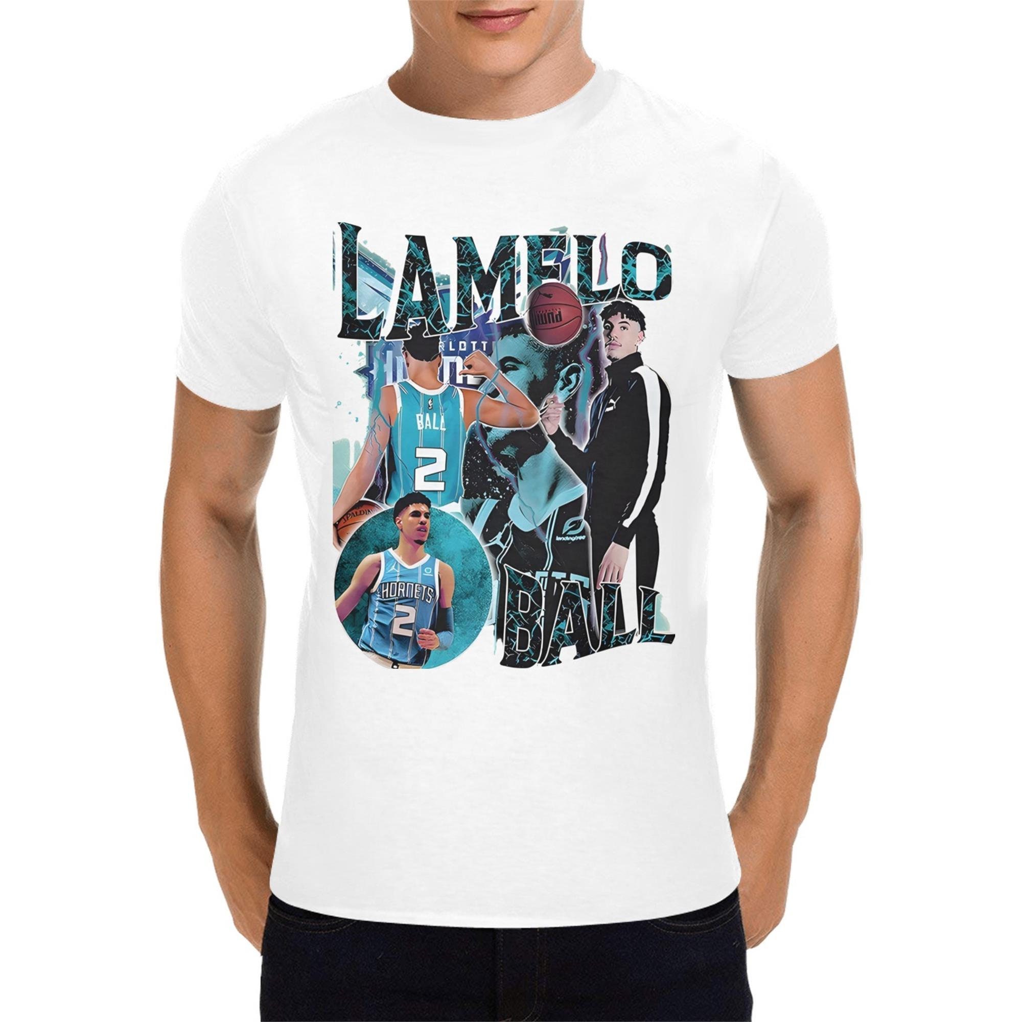 Men's NBA "lamelo Ball" Custom Design Graphic Print T-shirt (white) - Etsy