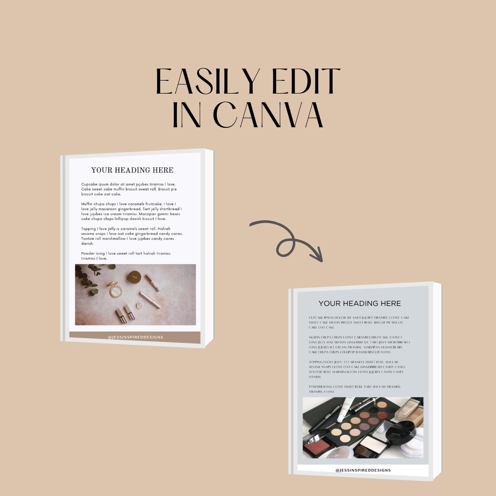 Editable Ebook Makeup Manual Ebook Business Makeup Artists Student ...