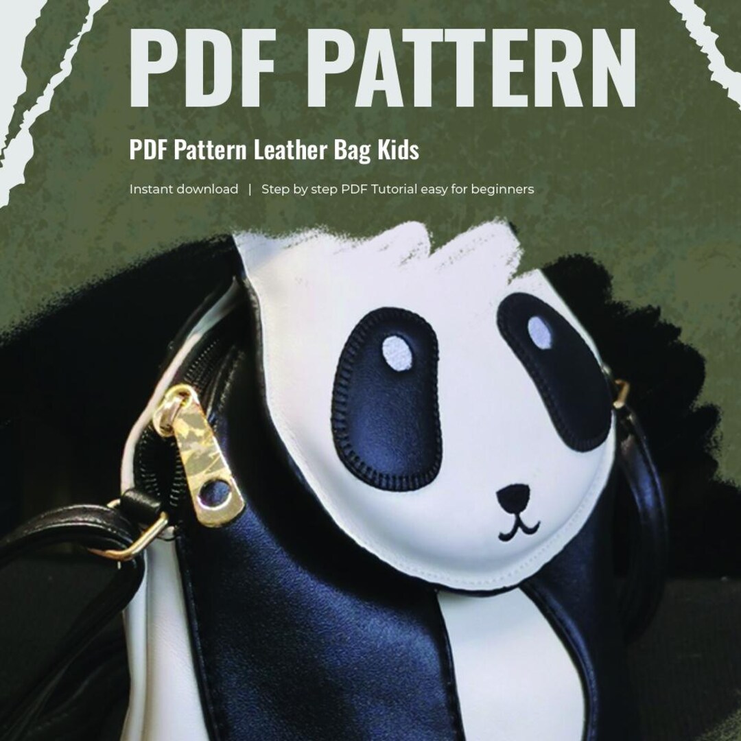 Leather Kids Bag Pattern PDF, Pattern Handmade Mini Bag,leather Mini ...