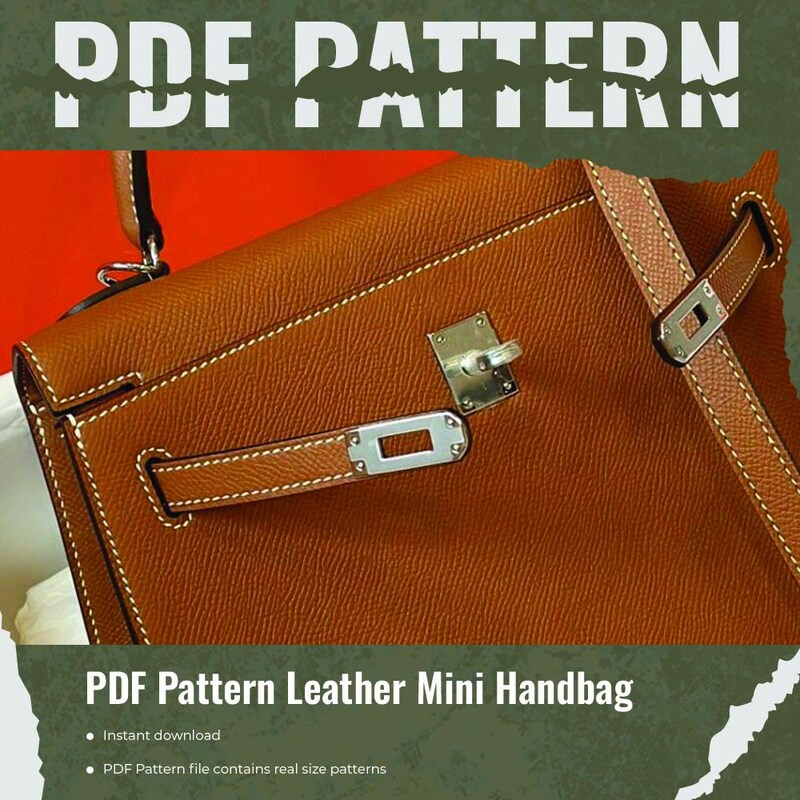 Leather Bag Template - Etsy