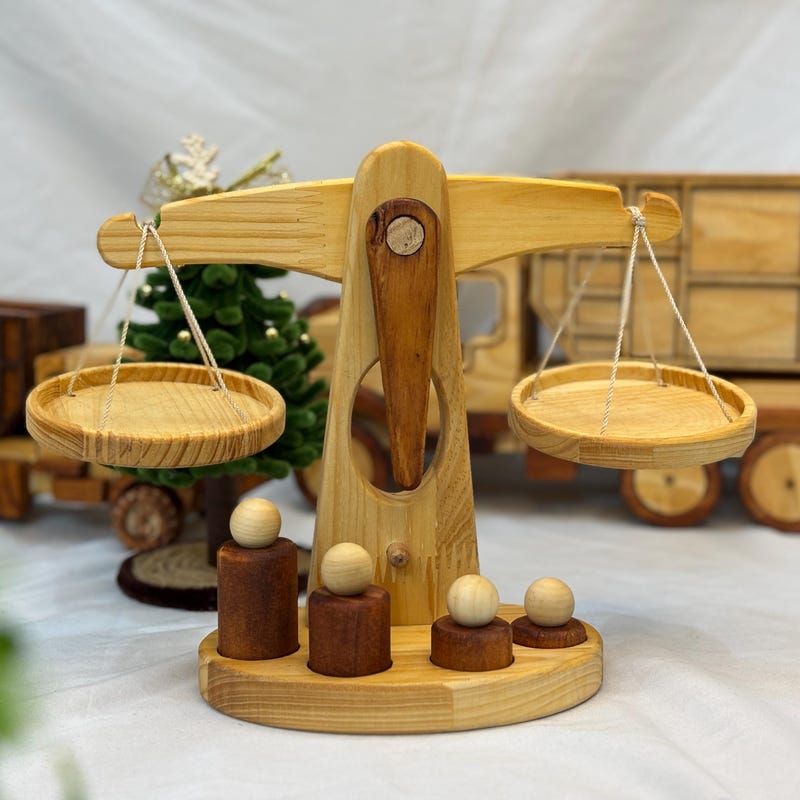 Wooden Montessori Balance Toys - Etsy