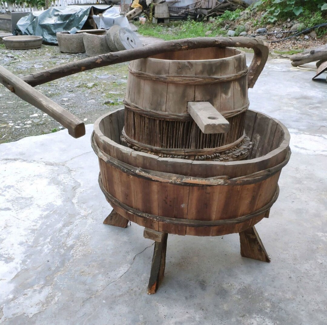 1960s, Handmade Wooden Rice Hulling Tool, Vintage Farm Tools - Etsy