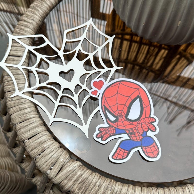 Spiderman Cut Out - Etsy