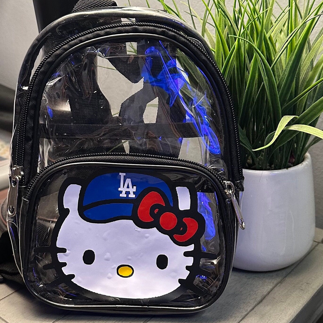 Hello Kitty X Dodgers Back Pack Dodgers Stadium Backpack Hello Kitty ...