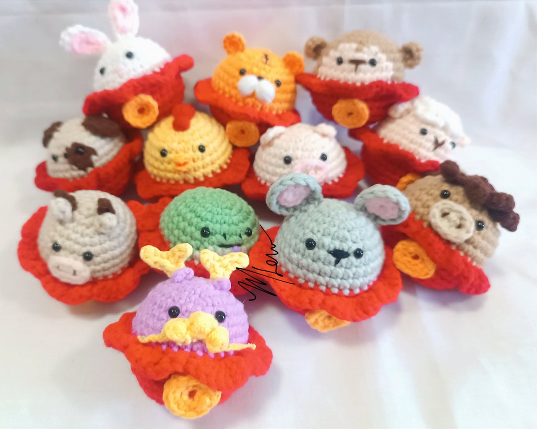 Crochet Pattern Money Bag Zodiacs, Amigurumi Tutorial PDF in English ...