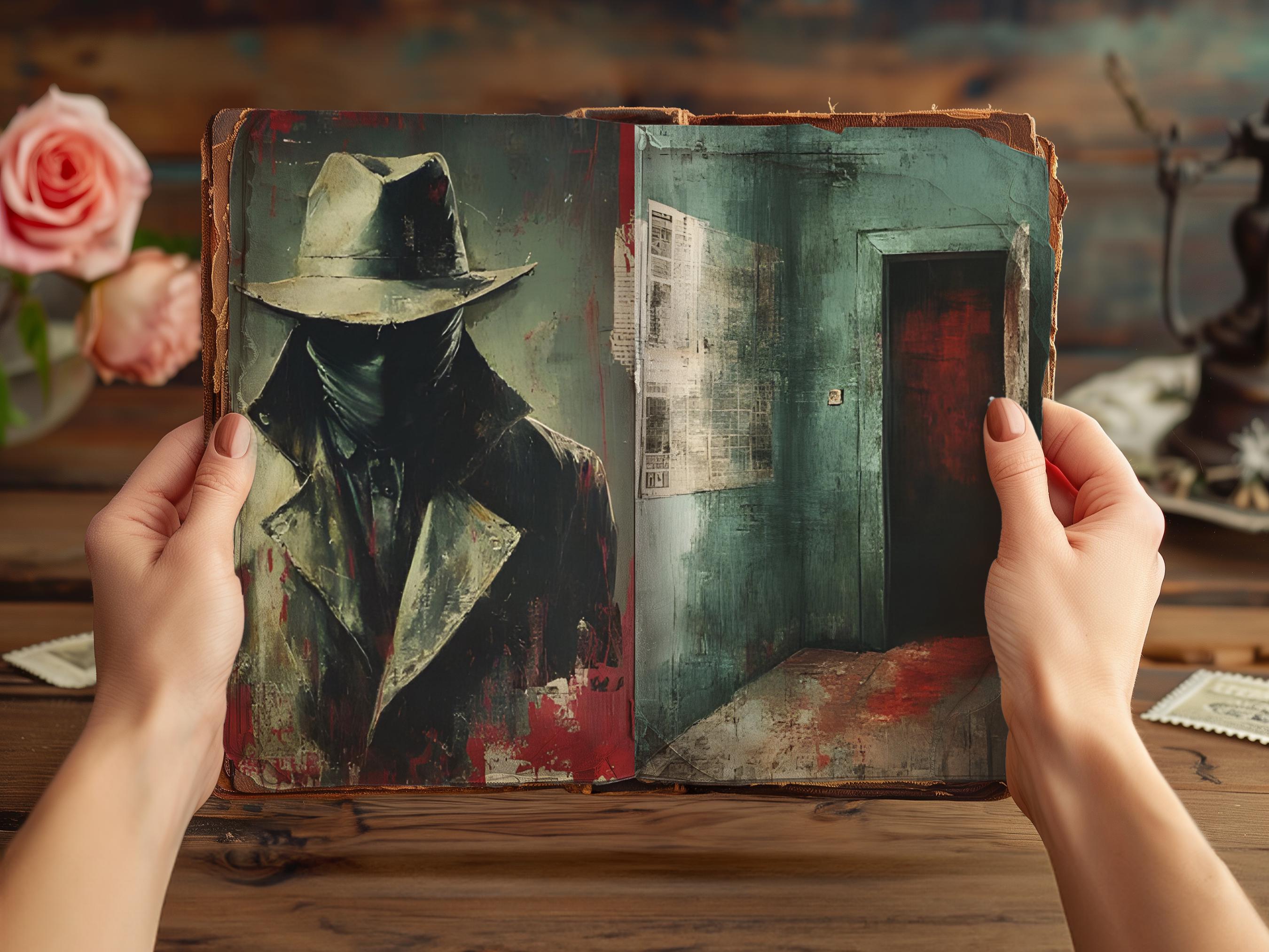 Horror Asylum Junk Journal, Mental Asylum Pages, Detective Mystery ...