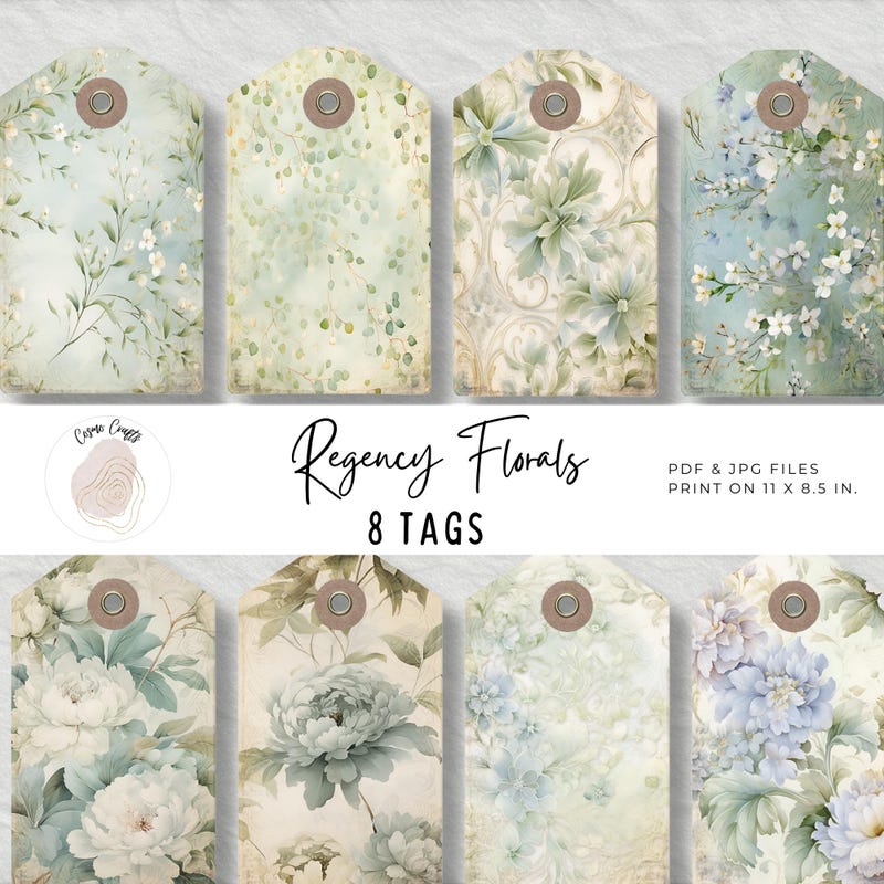 Regency Floral - Etsy