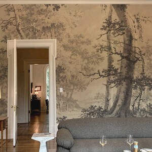 Timeless Tree Stunning Wallpaper, Monochrome Art Living Room Decor 06 ...