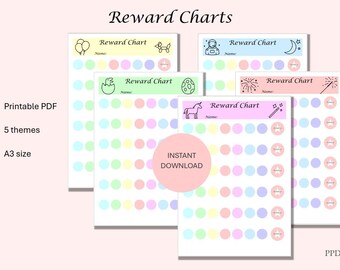 REWARD CHART | Gumball Reward Chart | Bubblegum Reward Chart | Children ...