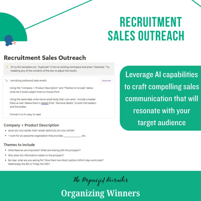 The Organized Recruiter Daily Work and Personal Planner - Applicant ...