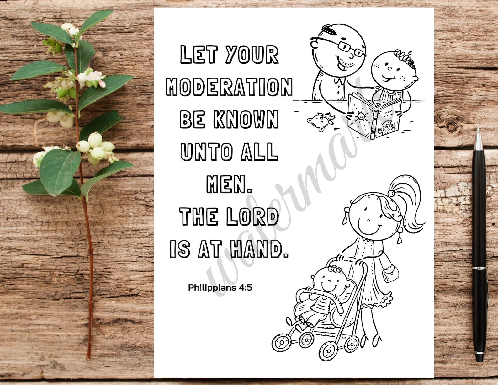 30 KJV Bible Verse Coloring Pages - Digital Download - Etsy