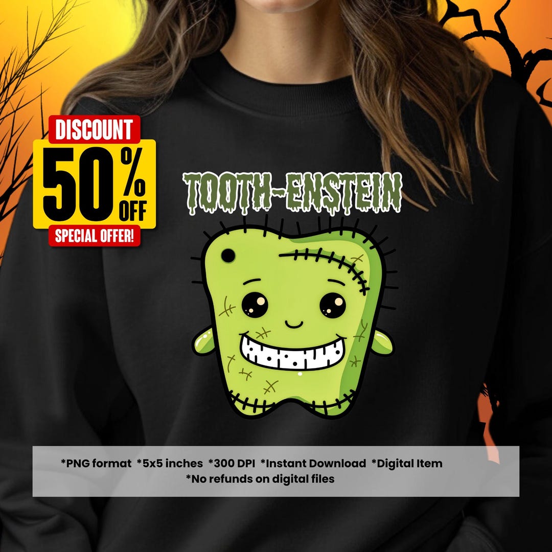 Halloween Spooky Teeth Design, Halloween Frankenstein for Dentists ...