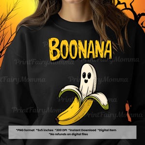 Boonana Ghost Png, Halloween Banana Peel, Boonana PNG Funny Halloween ...