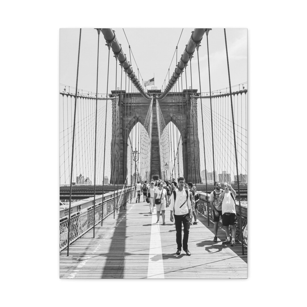 Canva Wall Art, Brooklyn Bridge Prints, New York Wall Art, New York ...