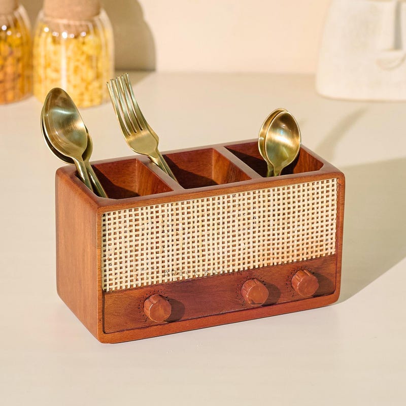 Spoon and Fork Caddy - Etsy