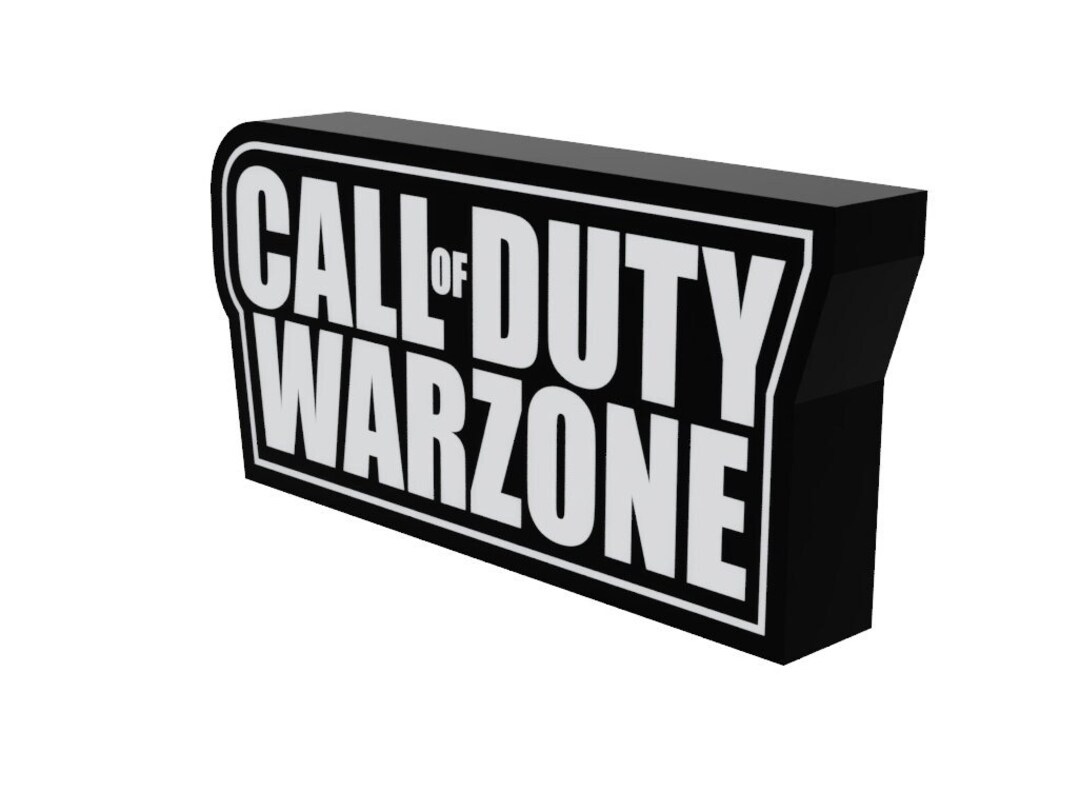WARZONE Light With RGB LED Call of Duty Light Box - Etsy