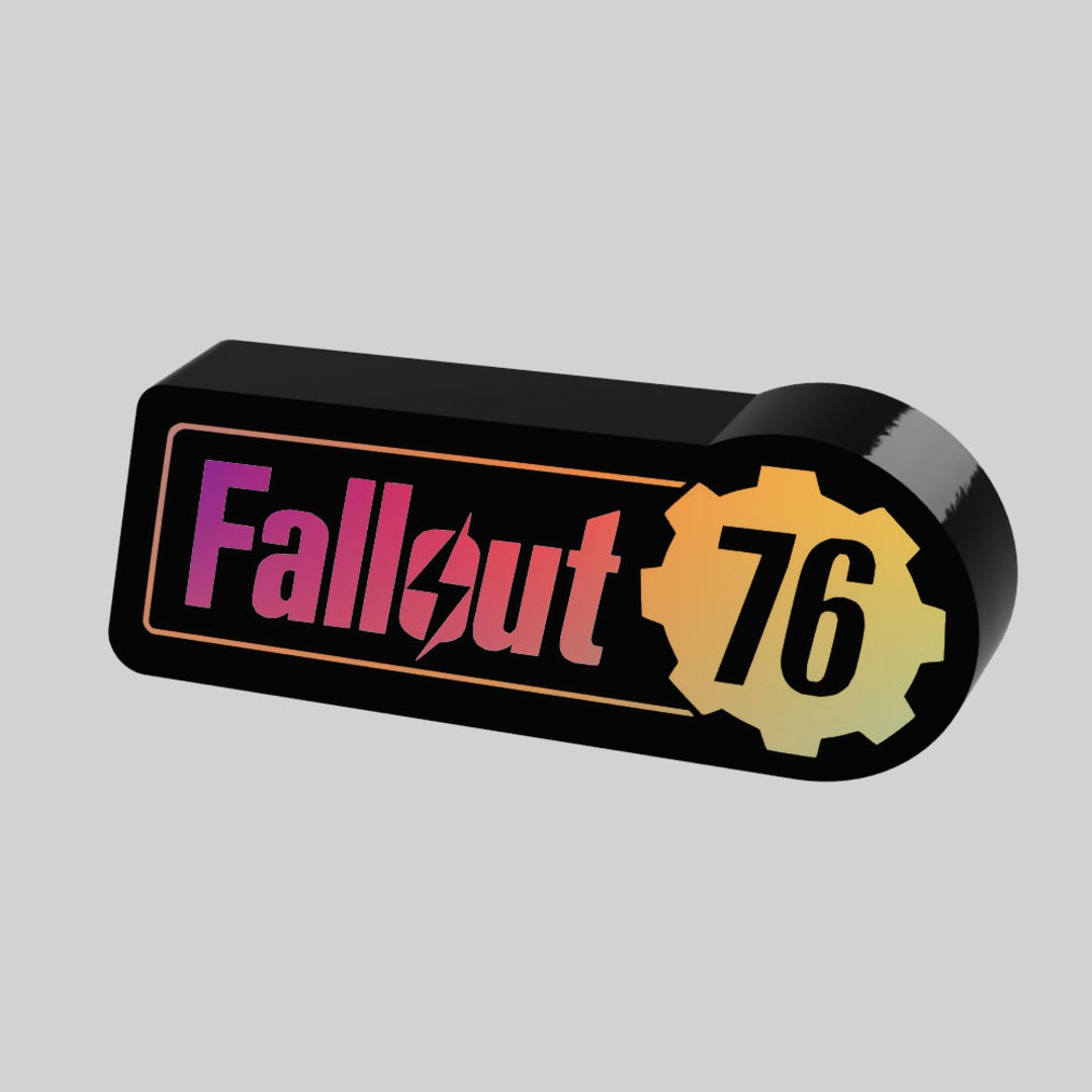 FALLOUT Light With RGB LED Light Box - Etsy