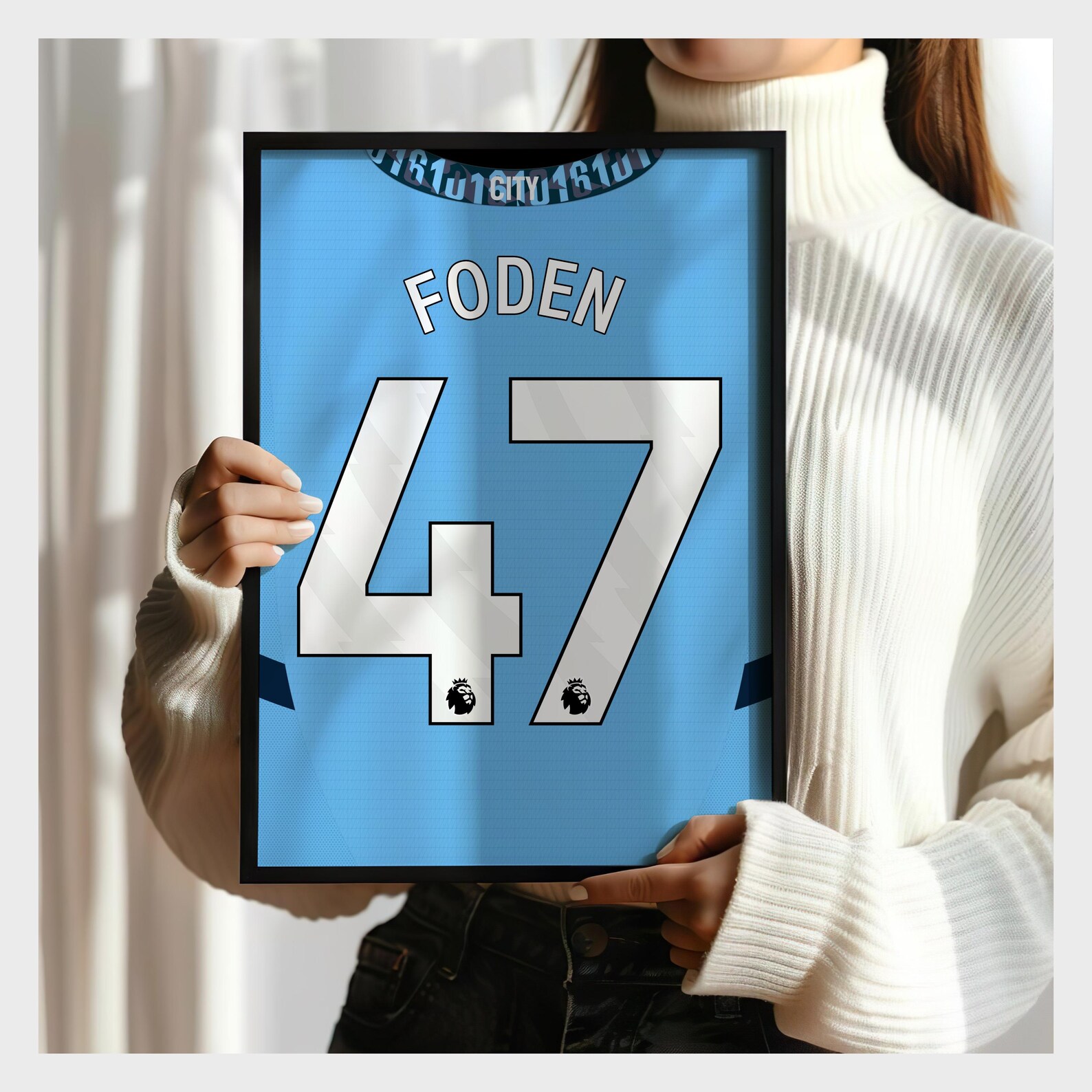 Manchester City 24/25 Phil Foden Kit / Jersey Poster - Etsy