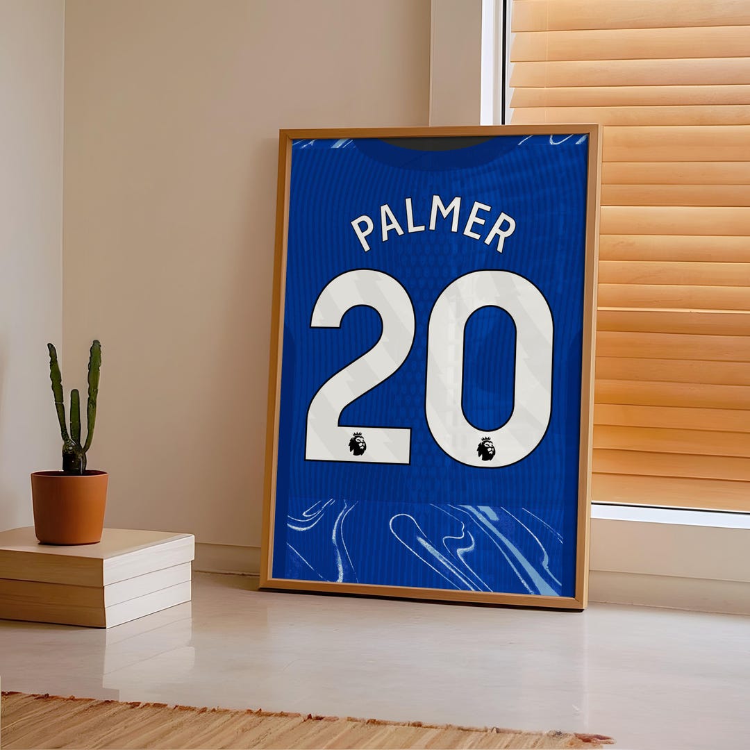 Chelsea 24/25 Cole Palmer Kit / Jersey Poster - Etsy