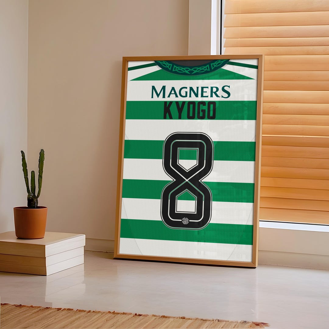 Celtic 24/25, Kyogo Furuhashi Kit / Jersey Poster - Etsy
