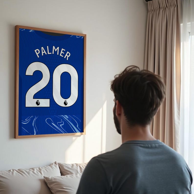 Chelsea 24/25 Cole Palmer Kit / Jersey Poster - Etsy