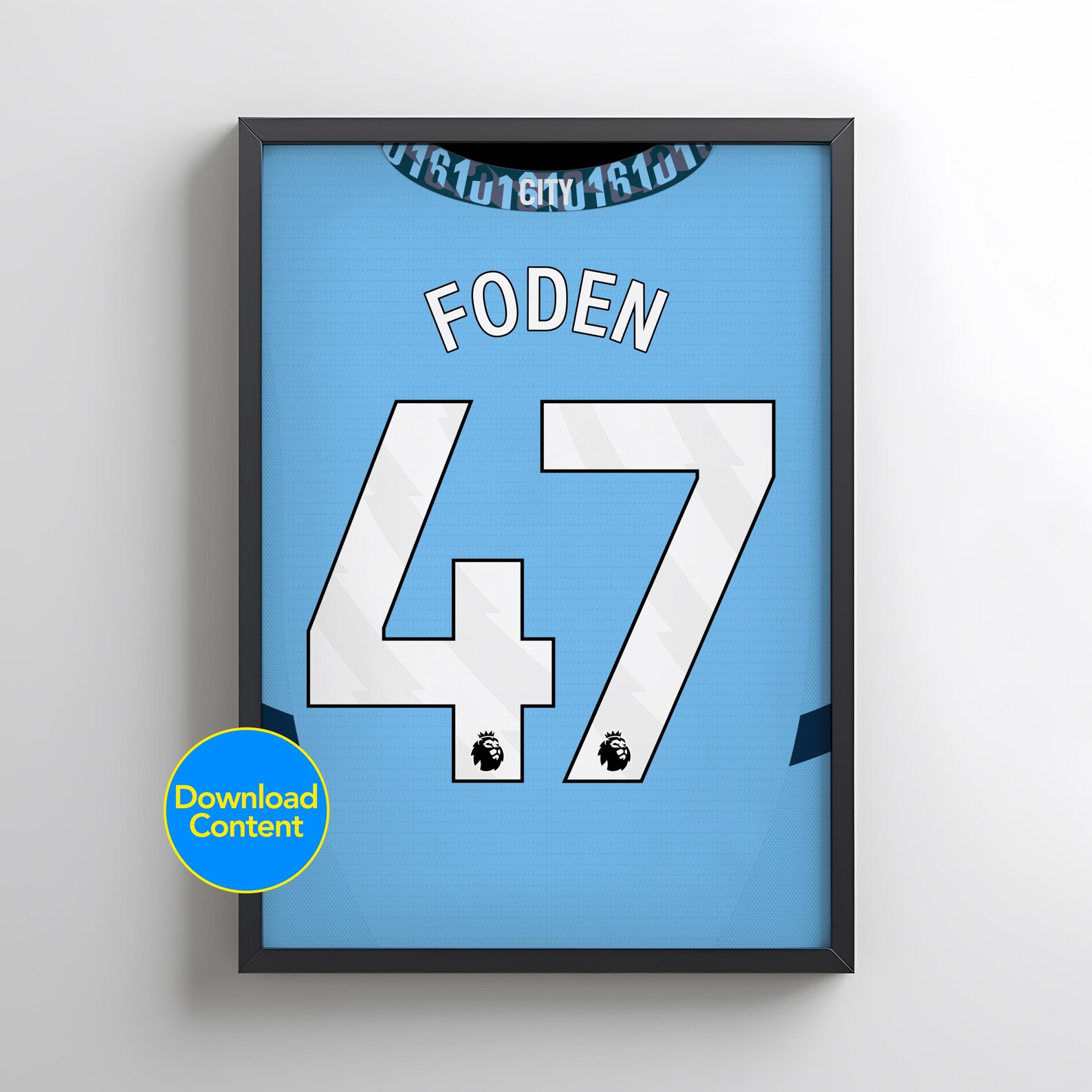 Manchester City 24/25 Phil Foden Kit / Jersey Poster - Etsy