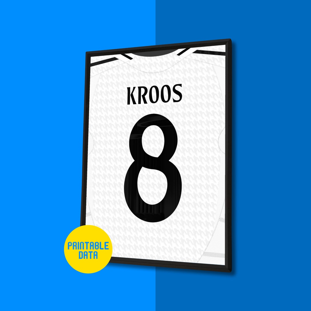 Real Madrid 24/25 Toni Kroos Kit / Jersey Poster - Etsy