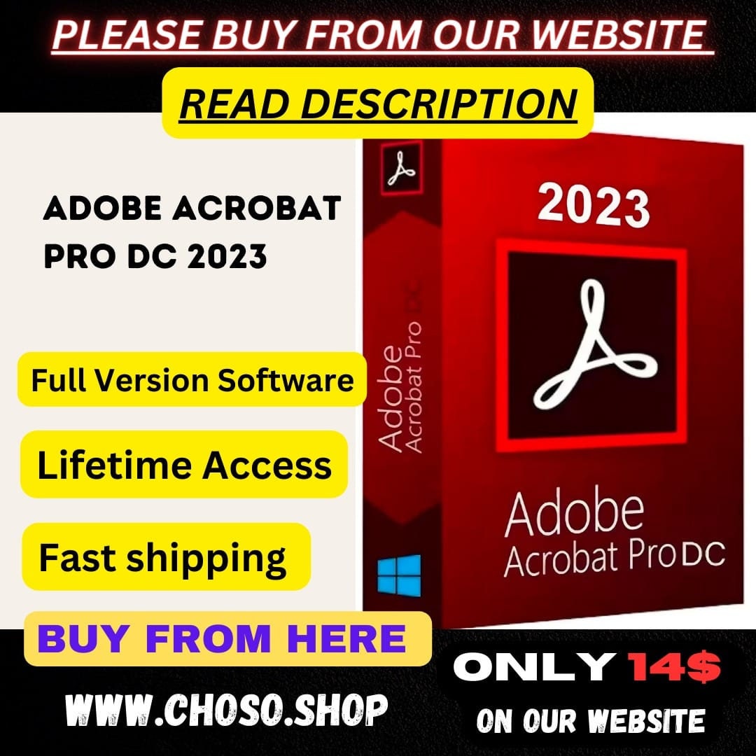 Adobe Acrobat Pro DC 2023 DESKTOP - Etsy