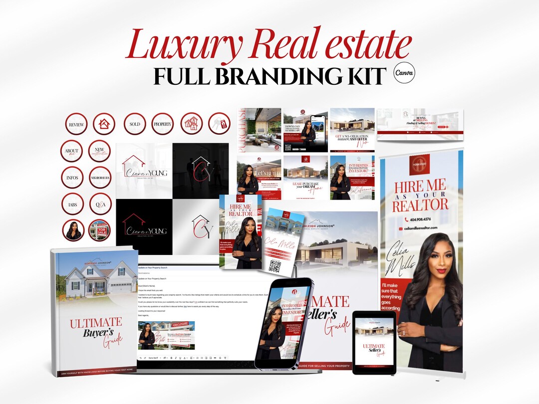 Real Estate Bundle | Real Estate Templates | Branding Kit | Realtor ...
