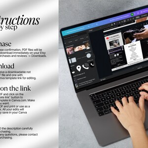 Nails Trainer Trifold Brochure Template, Printable Nails Technician ...