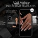 Nails Trainer Trifold Brochure Template, Printable Nails Technician ...