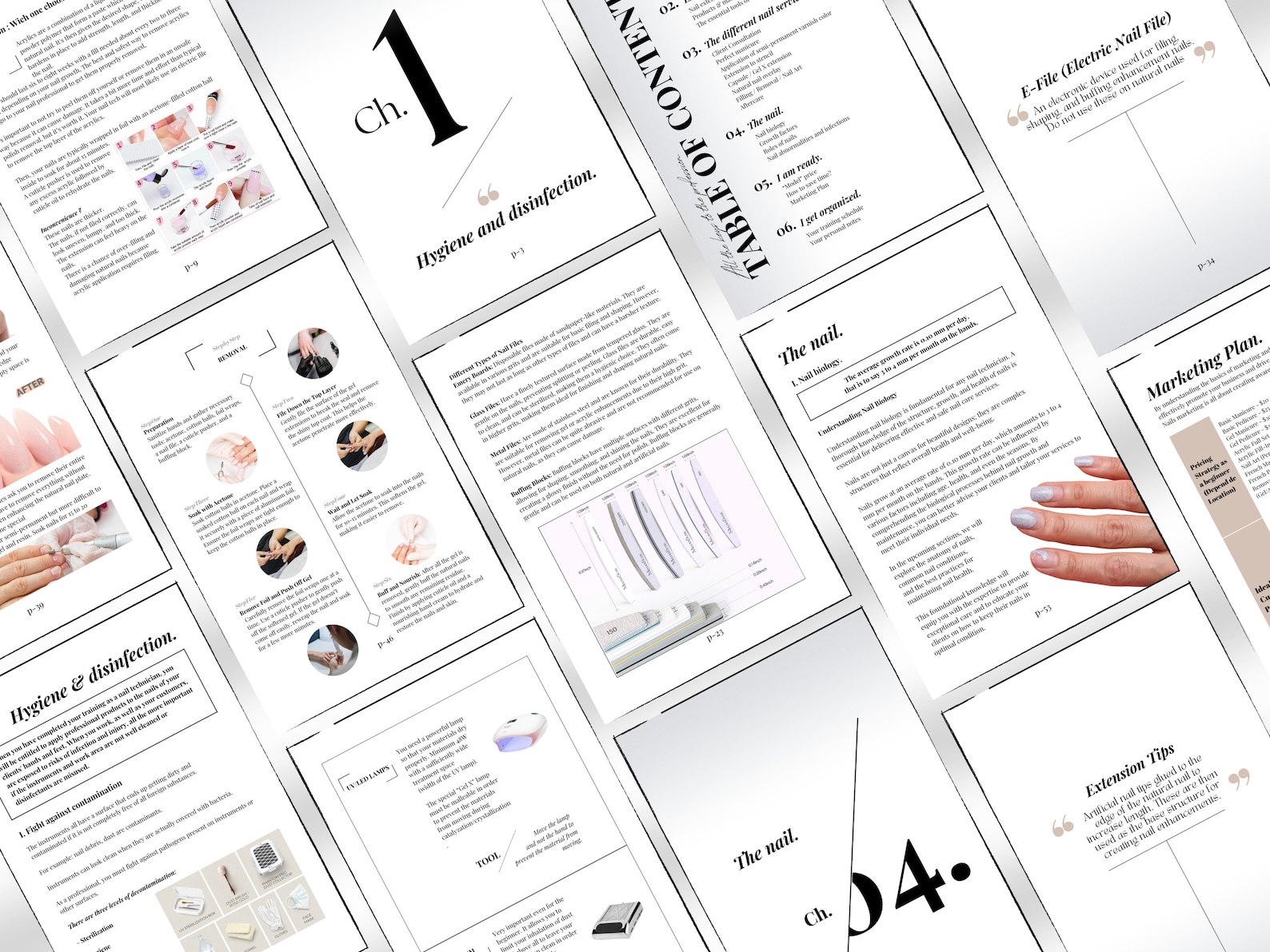 Nail Tech Training Manual Template |theory Exam |nails Instructor Ebook ...