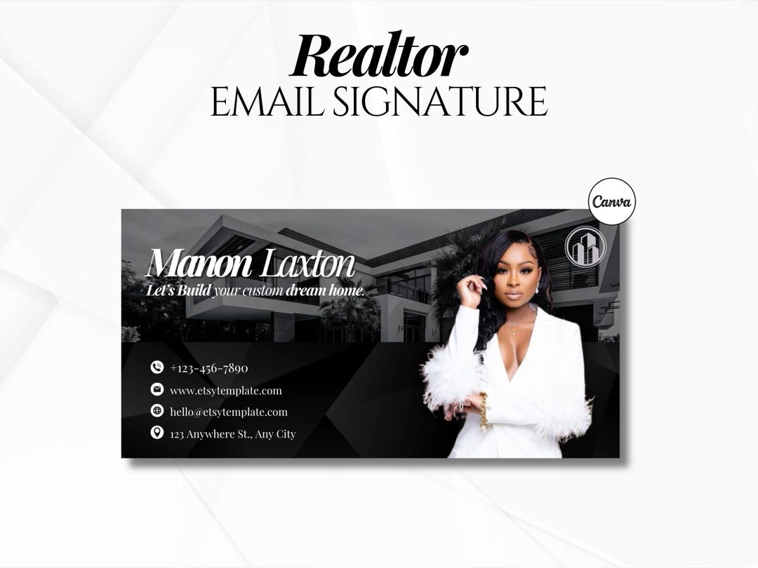 Real Estate Email Signature, Realtor Marketing, Email Marketing ...
