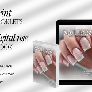 Nail Tech Training Manual Template |theory Exam |nails Instructor Ebook ...