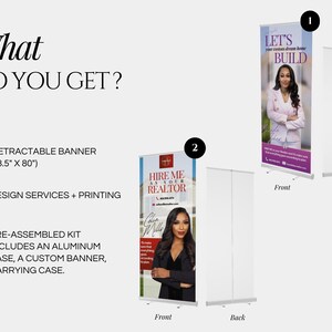 Real Estate Agent Pull-up Banner Template, Realtor Roll up Banner ...