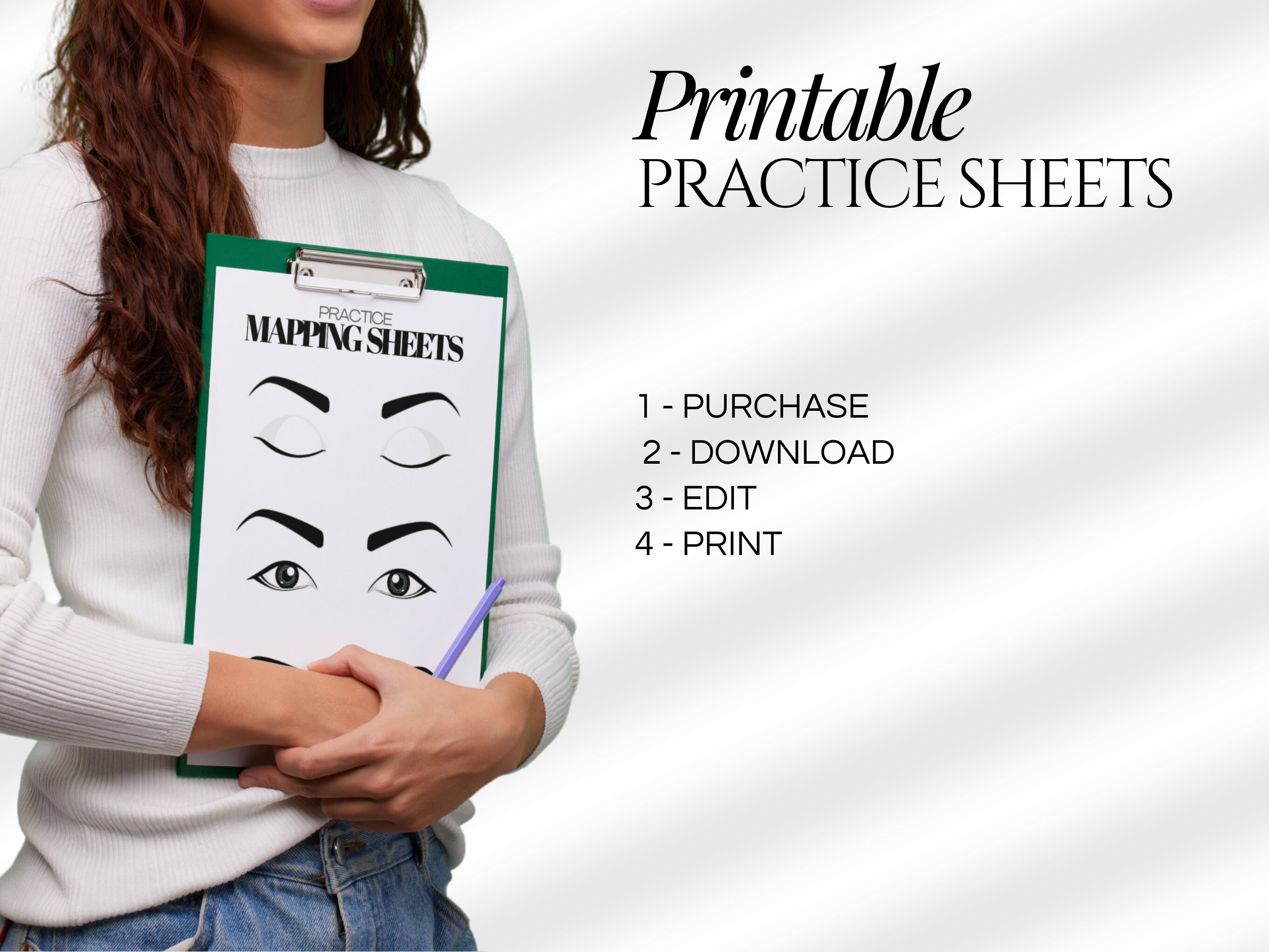 Lash Map Practice Sheets, Eyelash Mapping Sheets, Eyelash Styling, Lash ...