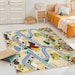 Construction Play Mat Rug|kids Road Carpet, Excavator & Truck Nursery ...