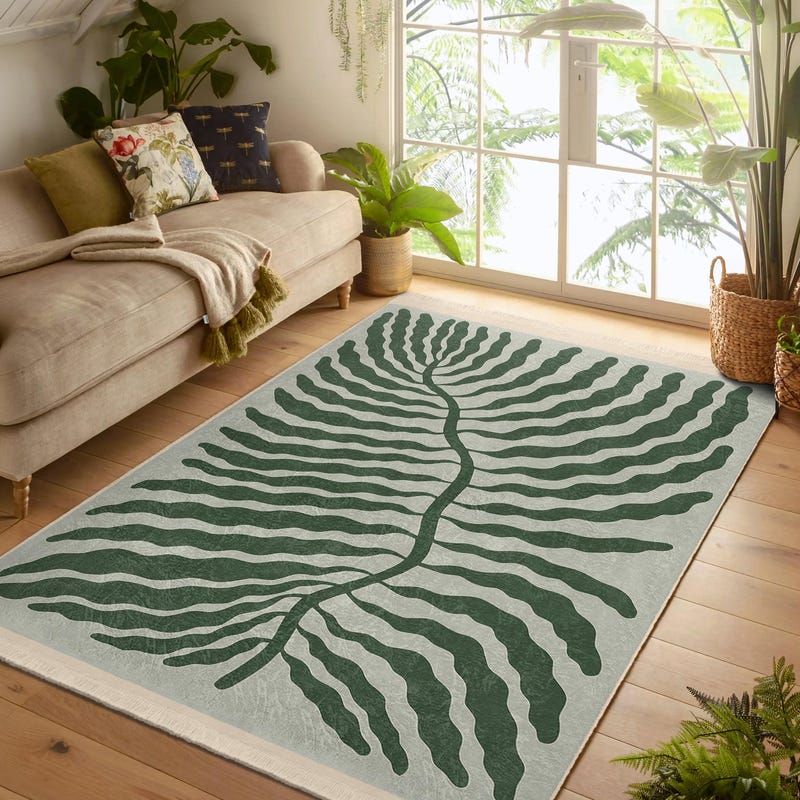 Leaf Rug - Etsy