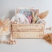 Personalized Wooden Easter Crate – Engraved Keepsake Box - Etsy