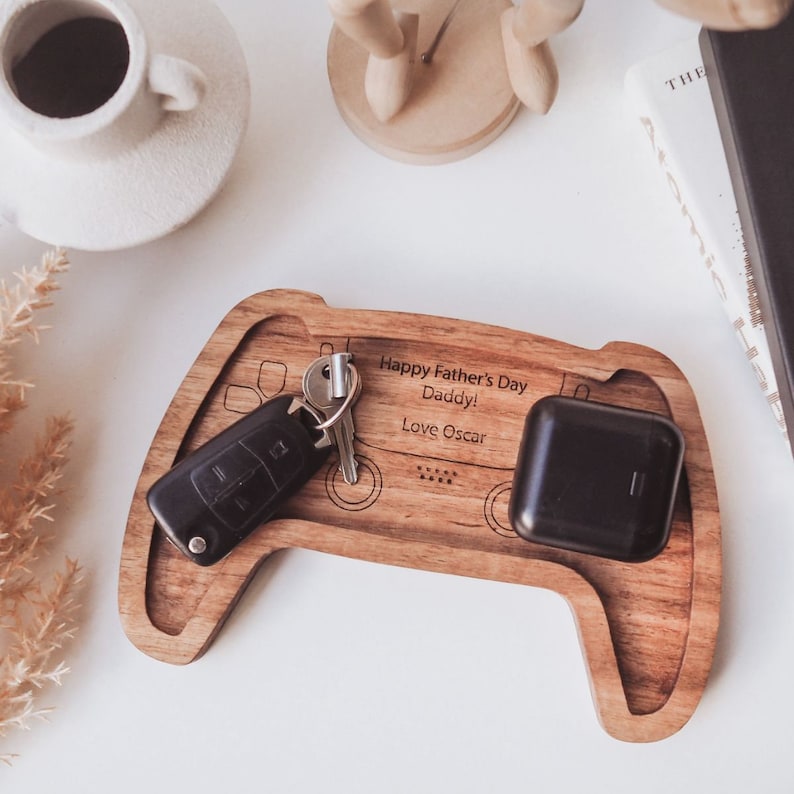 Game Controller Valet Tray - Gamer Dish Tray, Father's Day Gift ...