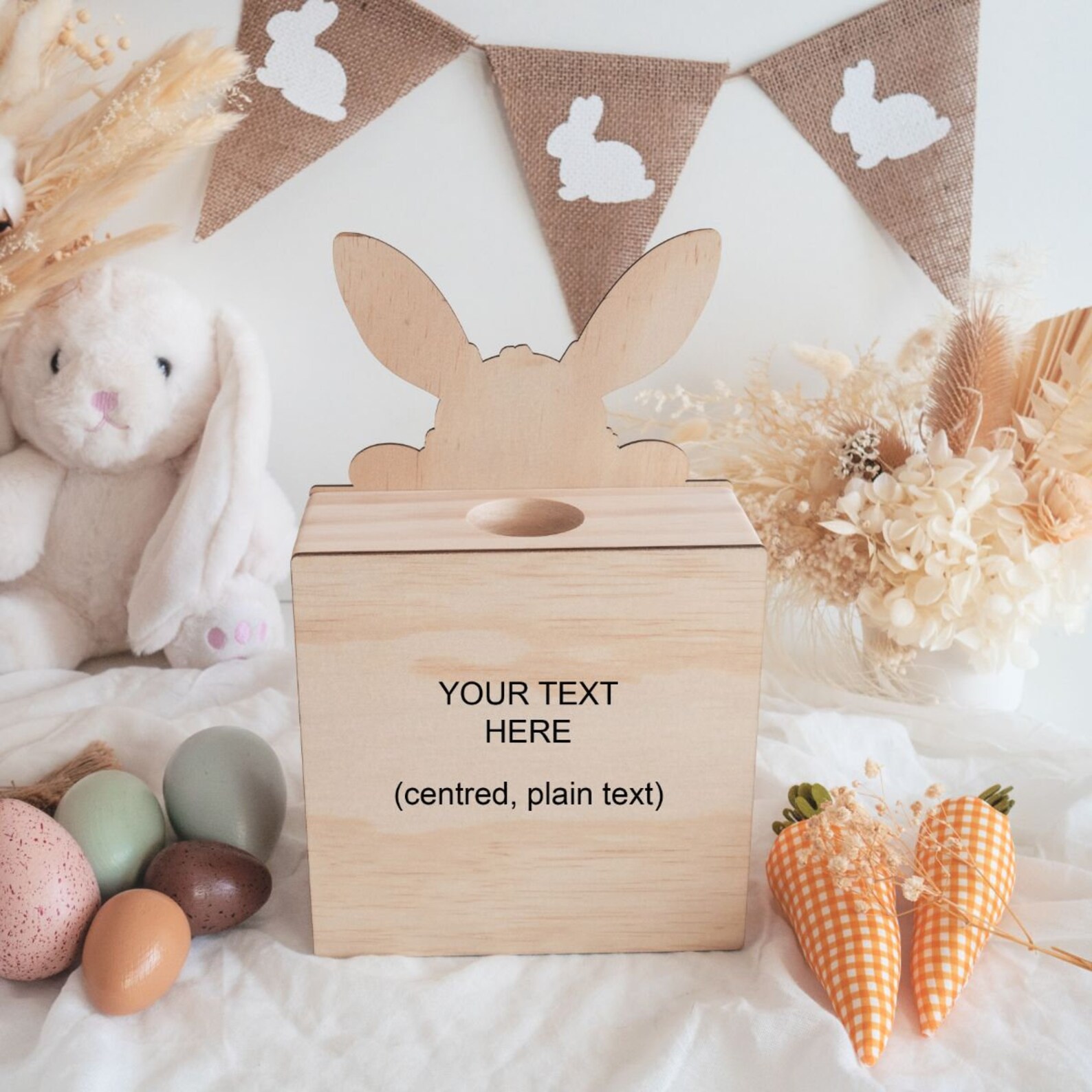 Personalized Easter Egg Holder – Peeking Bunny Design, Kids Easter Gift ...