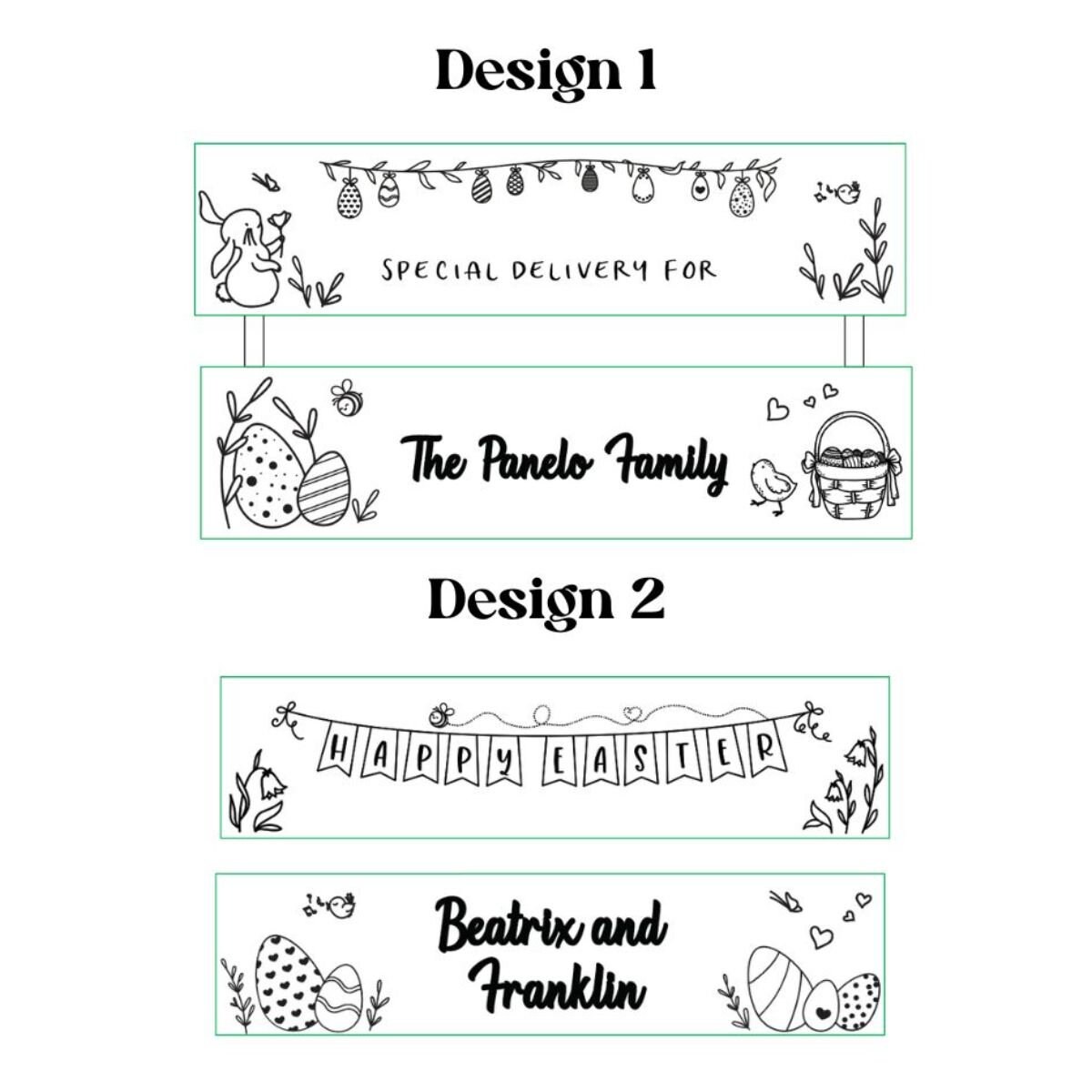 Small Wooden Personalised Easter Crate Box Easter Gift for Kids, Easter ...