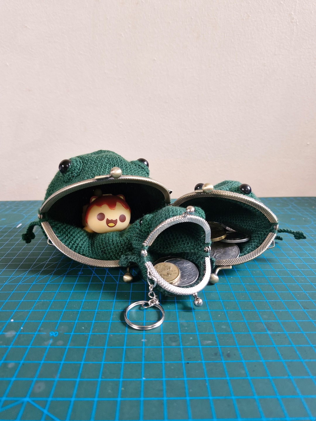 SÓLO PATRÓN Monedero de rana Naruto de ganchillo 3 tamaños - Etsy México