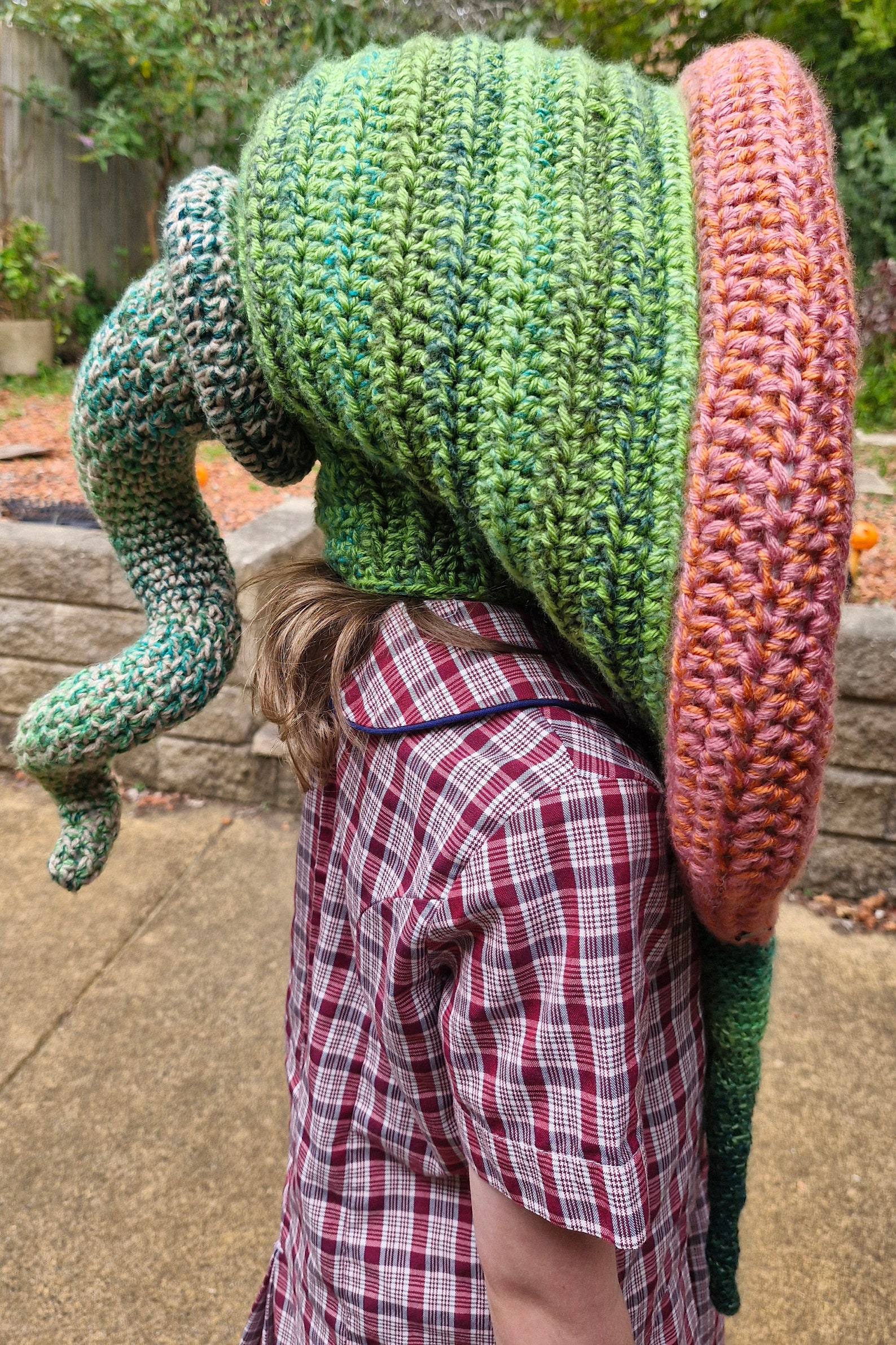 Audrey 2 Handmade Crochet Costume Hood - Etsy