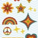 Groovy Retro Scrapbook Cutout, Retro Groovy Clipart, Hippie Clipart ...