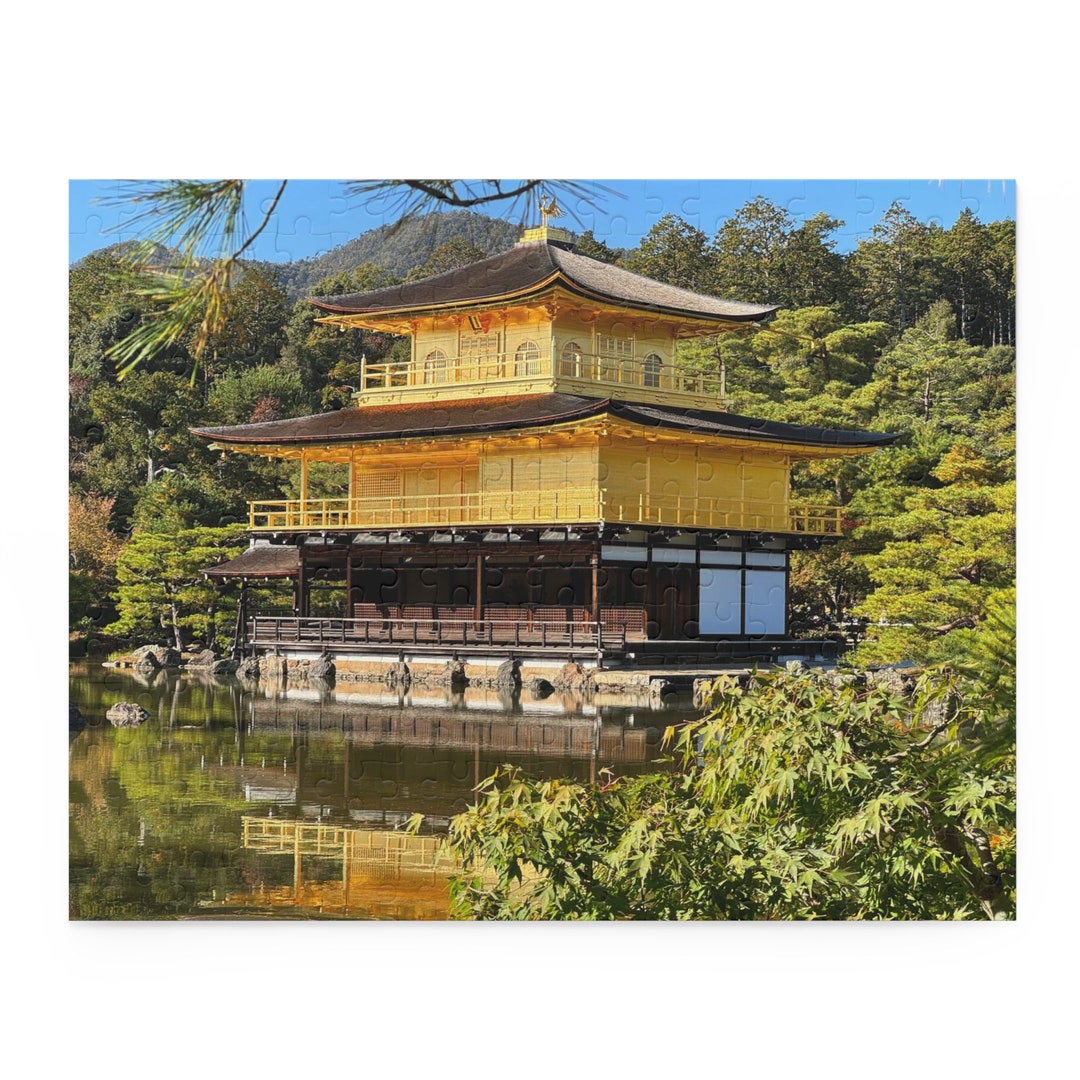 Japan Temple Kinkakuji Temple Kyoto- Puzzle ( 252-piece) - Etsy