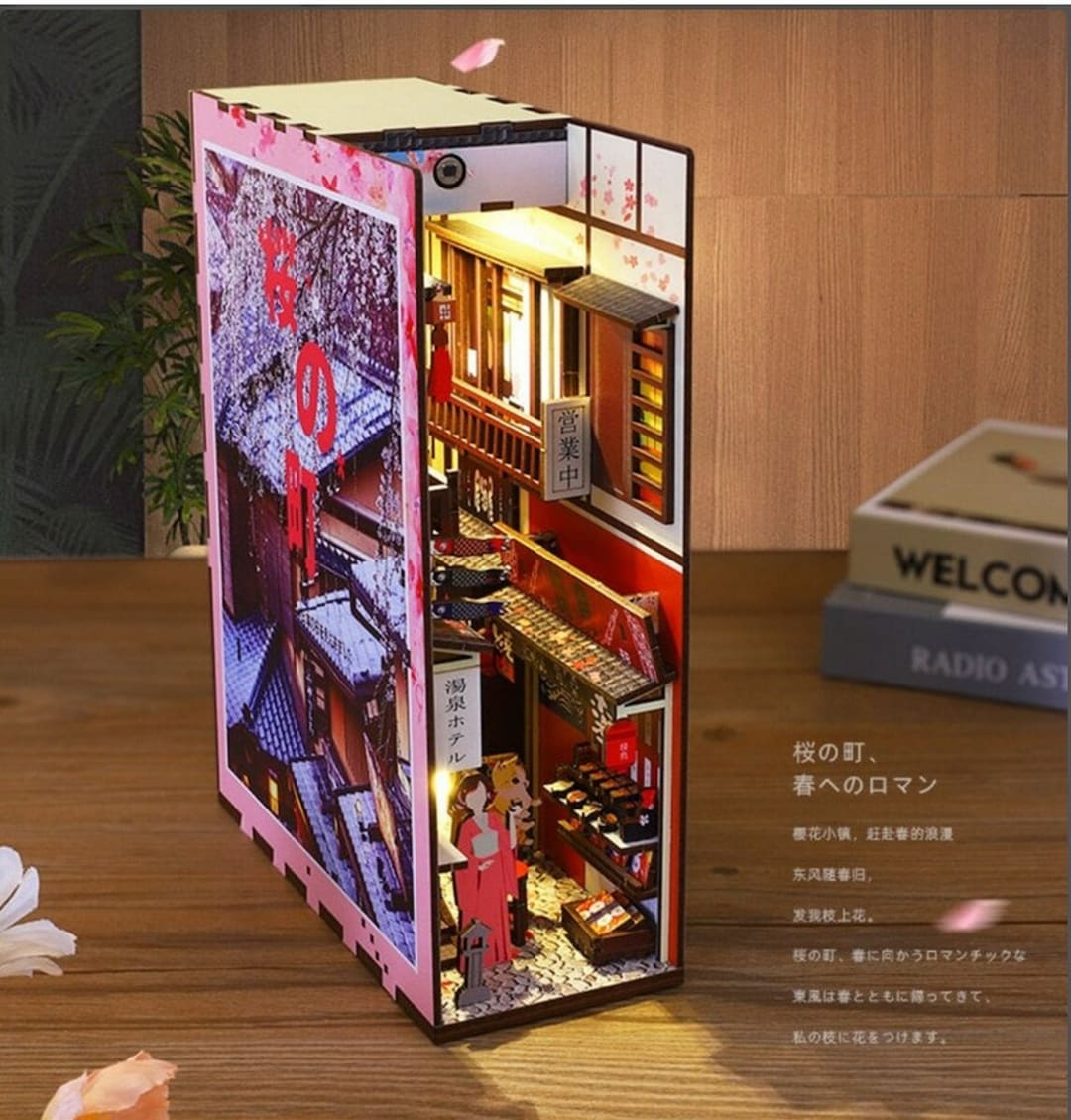 Japanese Tavern Book Nook DIY Kit for Housewarming Gift 3D Model ...